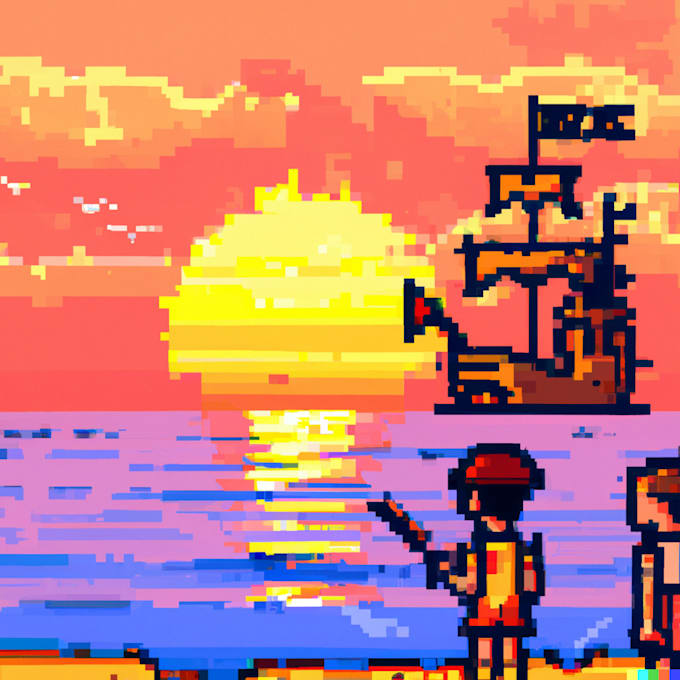 Pixel art illustrations, digital art by Adam_bitai | Fiverr