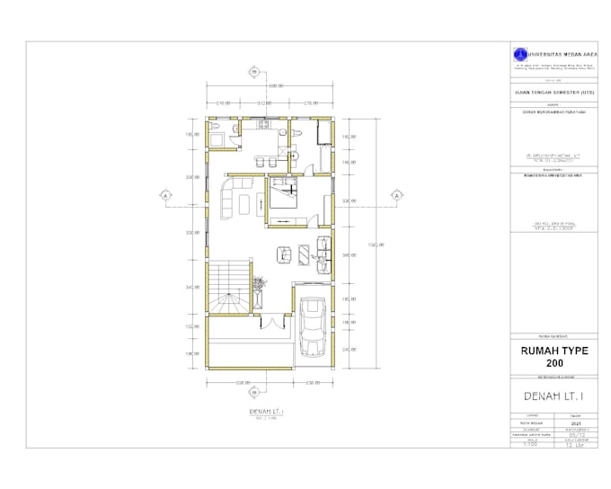 Draw a professional autocad floor plan by Fakhrul9 | Fiverr