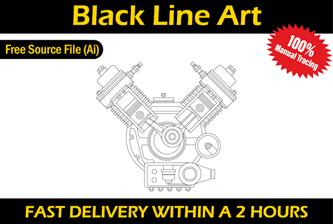 Create line art from your photo by Chanu_lw | Fiverr