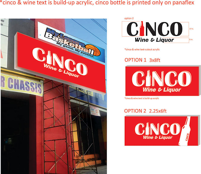 Do signage layout for outdoor signs by Japadlan | Fiverr
