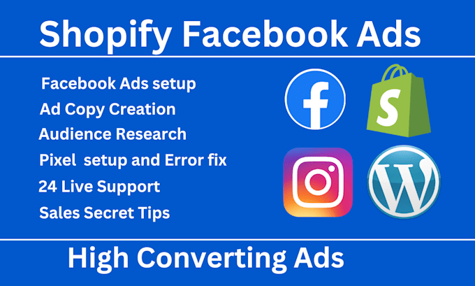 Be your shopify facebook ads manager and instagram ads manager by ...