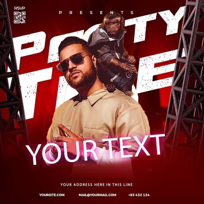 Make your professional poster for song, music etc by Purumusic | Fiverr