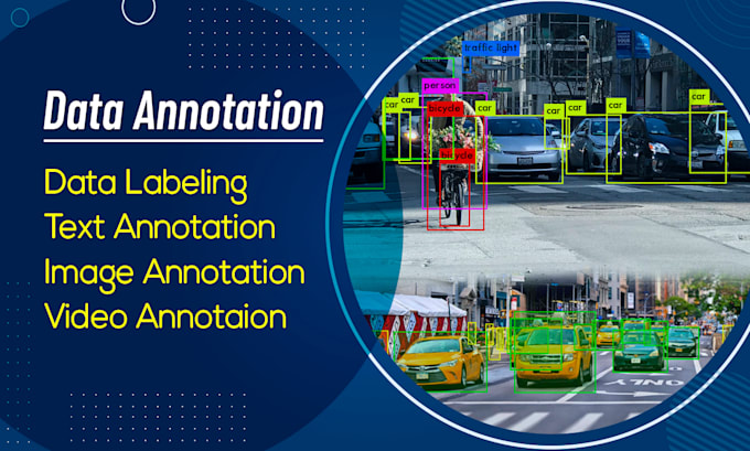 Data annotation, data labeling, bounding box, transcription by Graphicwedesign | Fiverr