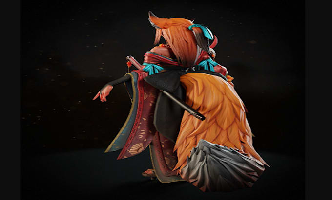 3d model vrchat, vrchat avatar, vr character, vtuber, furry vrchat,3d ...