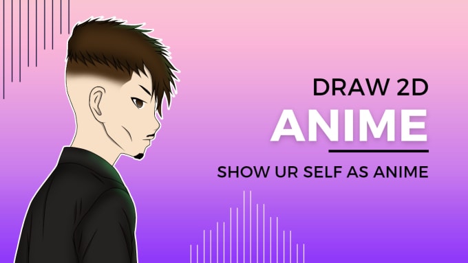 Designe 2d anime character by Driftdylen | Fiverr