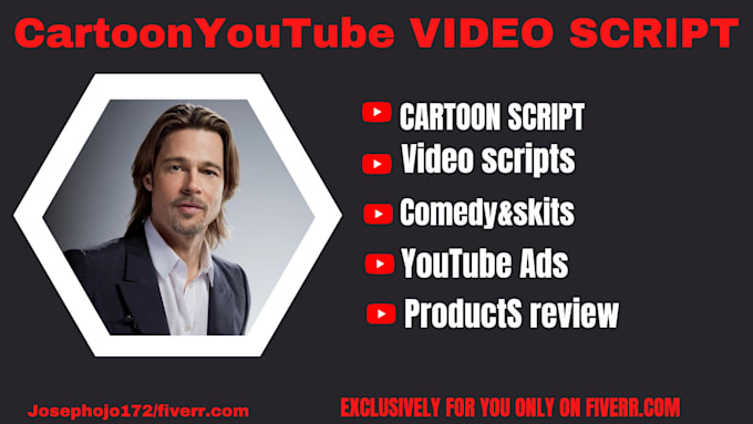Write cartoon script for youtube channel and tv screen by Josephojo172 ...
