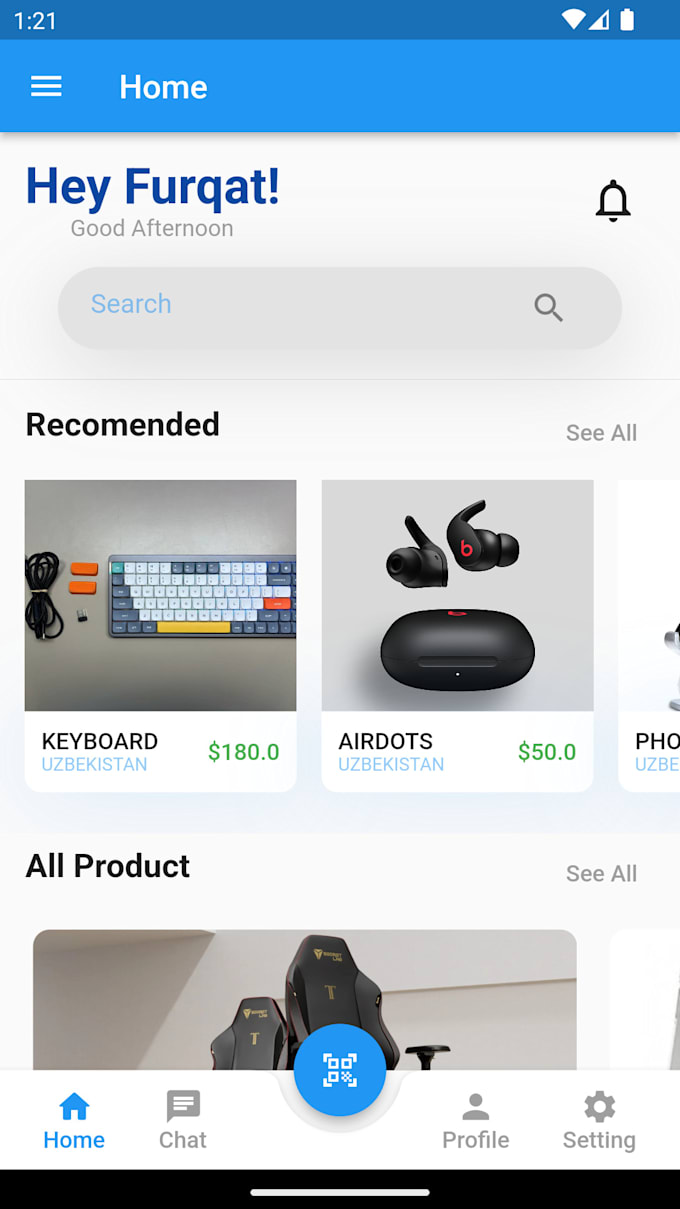 Do different amazing app, interesting designs on flutter by ...
