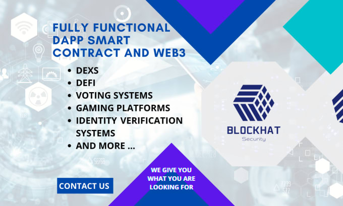Develop A Fully Functional Dapp Smart Contract And Web3 By Blockhat Fiverr