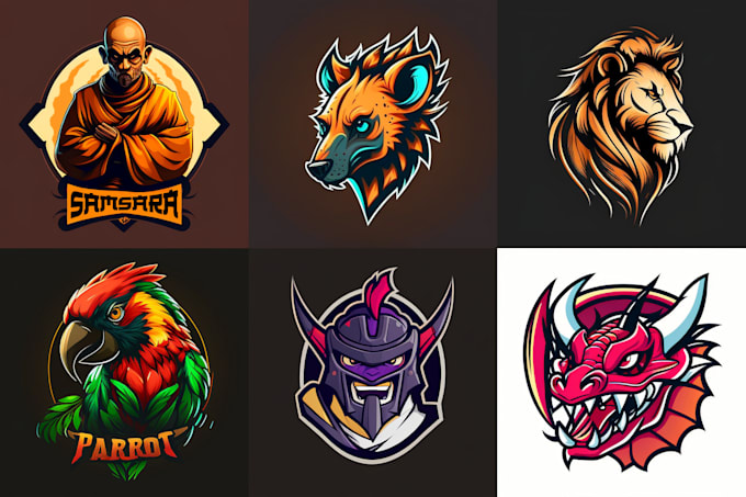 Design your sports mascot logo by Squareaddict | Fiverr