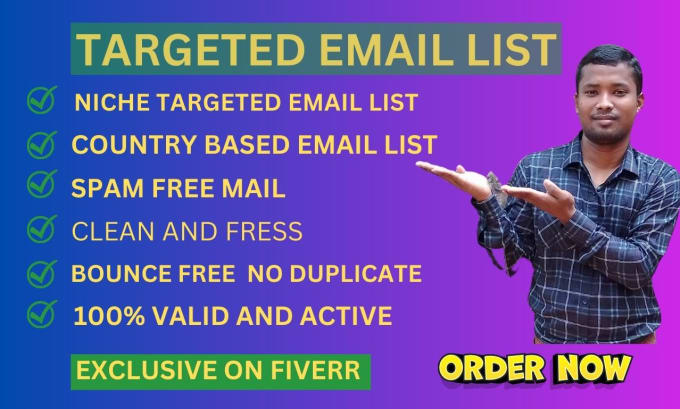 Build niche targeted email list and collect targeted email by ...