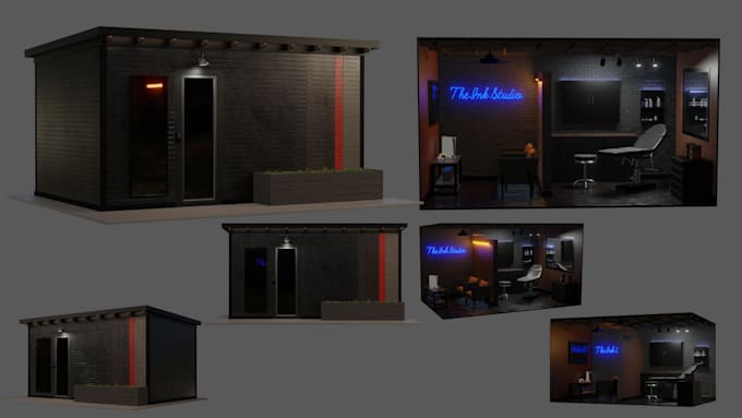 Create a 3d visualization of your room, studio, or office by Tdesign3d ...