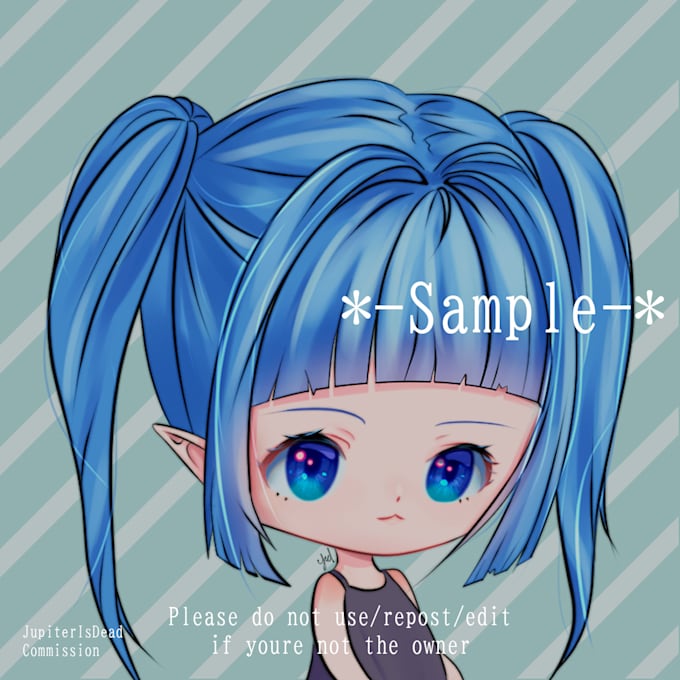 Draw cute anime chibis by Jupiterisd3ad | Fiverr