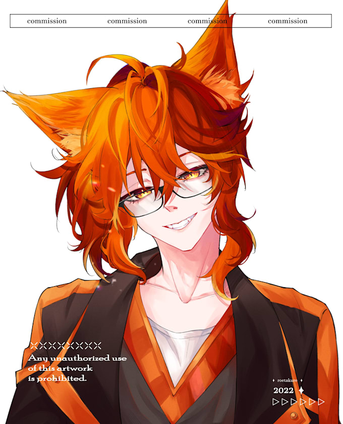 Draw fanart anime character, your oc, vtuber illustration by Roetakure ...