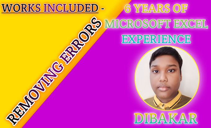 Remove errors in excel by Dibakar_excel | Fiverr Remove errors in excel by Dibakar_excel | Fiverr