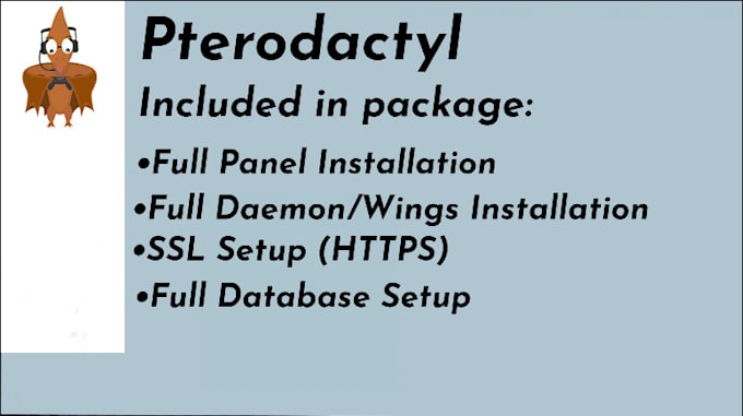 Install latest pterodactyl panel with daemon and ssl by Scatty_pie | Fiverr
