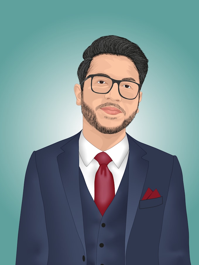 Create vector potrait ,caricature by Rizvigraphics04 | Fiverr