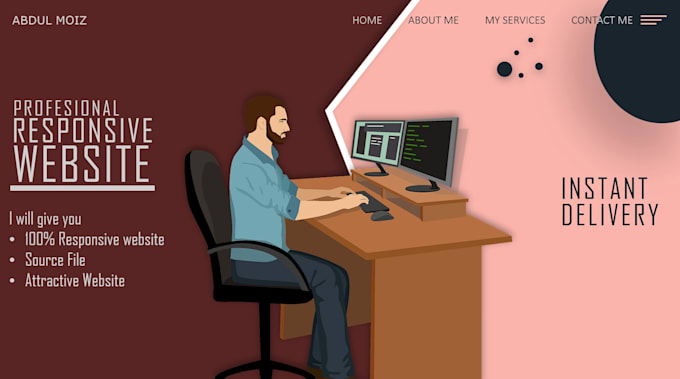 Design and develop website in microsoft visual code by Abdulmoiz357 ...