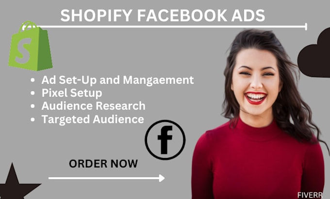Setup shopify facebook ads , shopify campaigns , shopify ads , tiktok ...