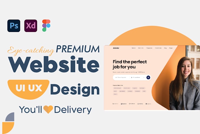 Do premium and ultimate ui ux design services for websites and mobile ...