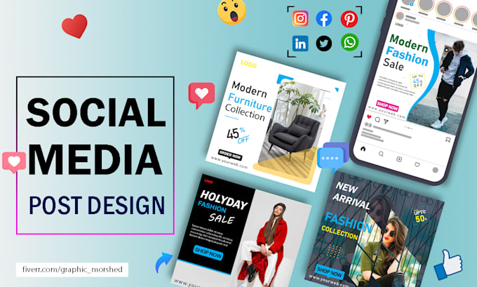 Design premium facebook and instagram post or ads by Graphic_morshed ...