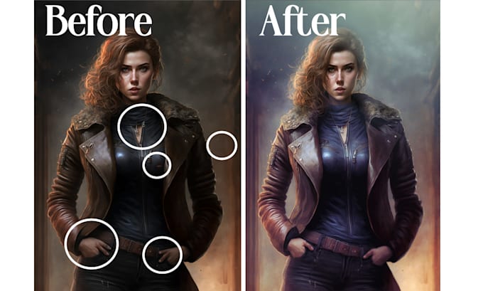 Fix your ai generated image by Francesca_lastr | Fiverr