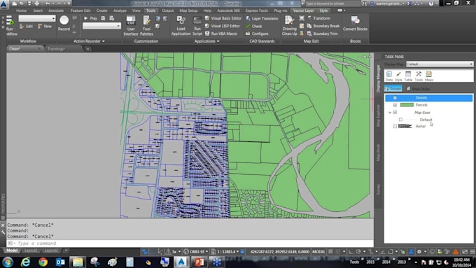 Survey map draft with auto cad or zw cad by Zindha | Fiverr