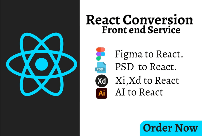 Convert psd, xd, figma to react app as a react developer by Fahim_rimon ...