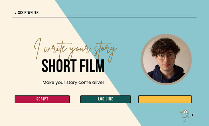 Write a script for short film starting from five words by ...