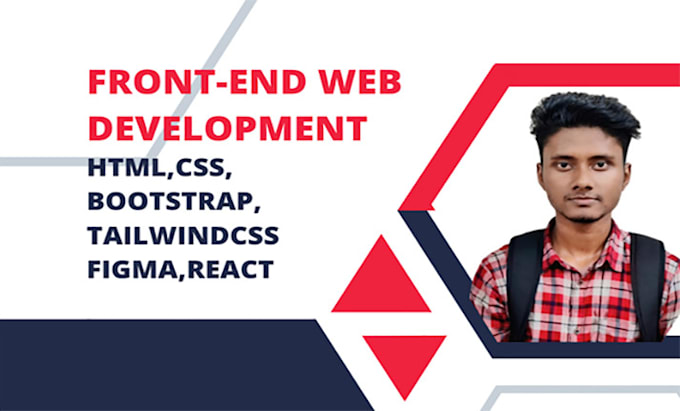 Be your front end react js web developer by Prantochandro07 | Fiverr