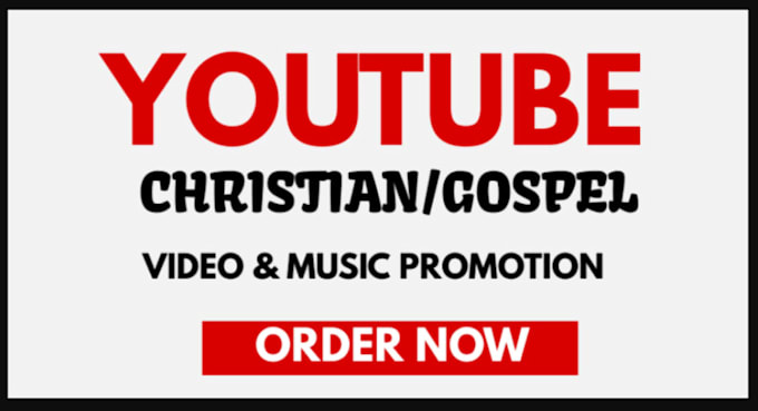 Do professional christain youtube promotion, christian video by Shopify ...