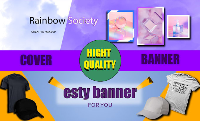 Make you an amazing etsy banner or cover photo by Romanandro | Fiverr