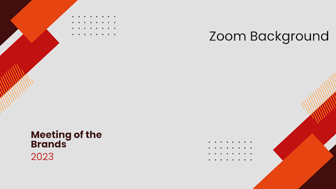 Design a professionel zoom background for your business by Aminemotawad ...