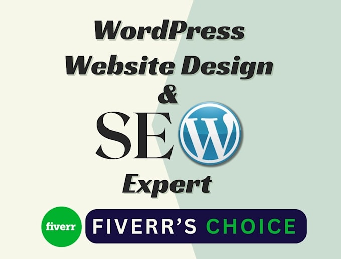 Be your wordpress website design and seo expert by Thanos10 | Fiverr
