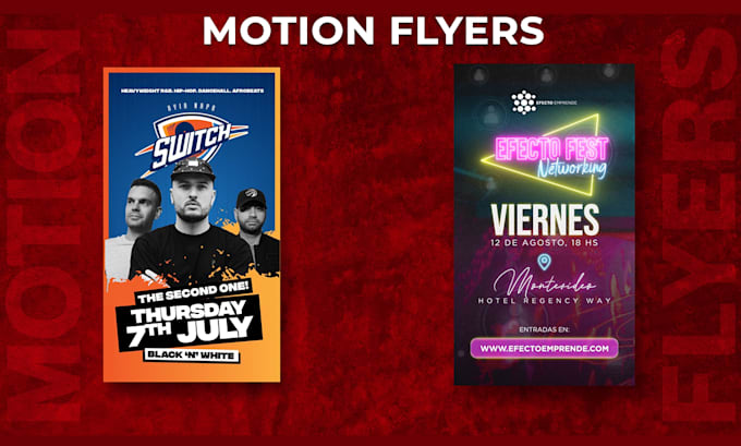 Design animated motion flyers for any event or business by My_101 ...