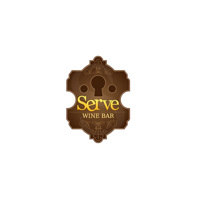 Design modern serve wine bar logo by Laura_patterso3 | Fiverr