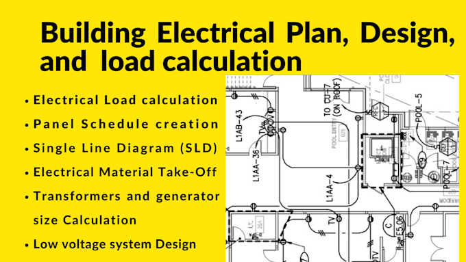 Do house electrical plan, design, and load calculation by ...