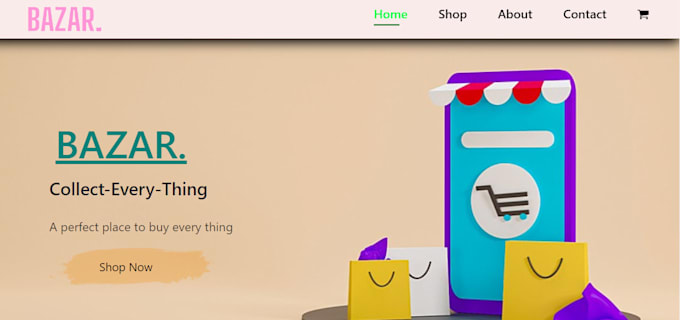 Create responsive website using html, css and bootstrap by Syedfahim096 ...
