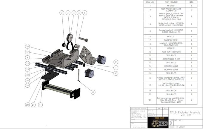 Create solidworks cad models, simulation and drawings by Danish_eng ...