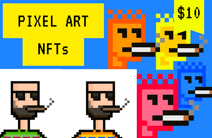 Do pixel art nft by Beela10 | Fiverr