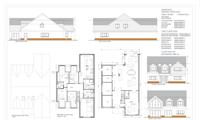 Dibujar planos arquitectónicos, alzados y secciones en autocad