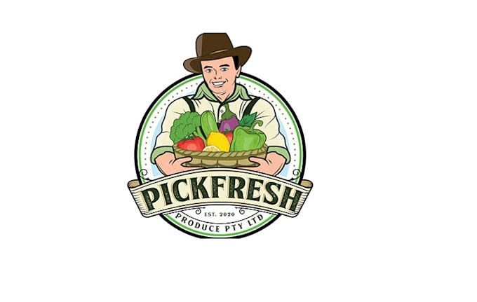 Create an awesome eye catchy vegetable farm and tree garden logo design ...