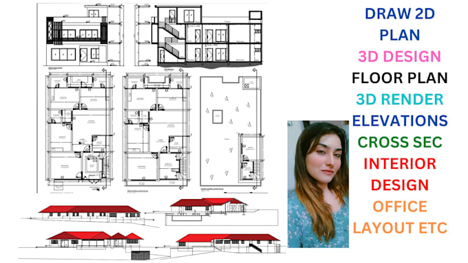Be your architect draft man 2d 3d floor plan blue prints by Emman_ali ...