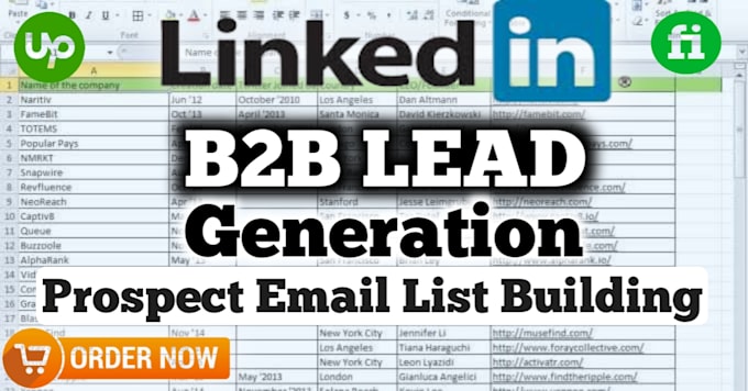 Do b2b lead generation, list building, and email list building by Yusufhassin512 | Fiverr