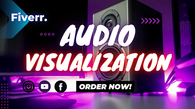 Create a custom audio spectrum or music visualizer by Mounirbeats | Fiverr