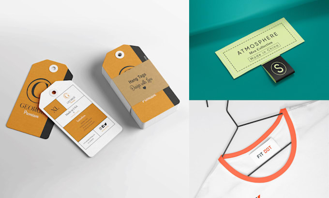 Design clothing hang tag, neck label and care label by Amnaiqbal1 | Fiverr