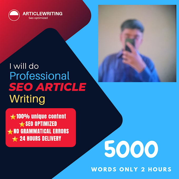 Do article write perfectly seo optimized very good excellent by Faisal ...