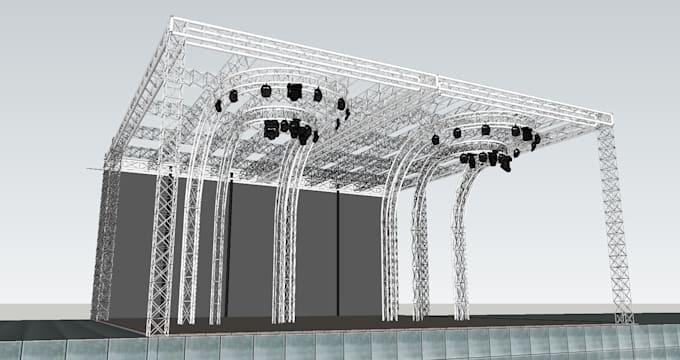 Make your complex 3d models and stages in sketchup by Leo_star055 | Fiverr