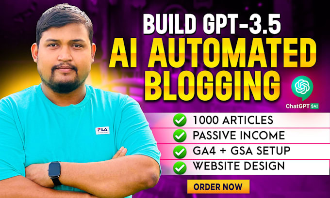 Develop auto blogging ai content with wp site with 1k articles by Habibsoft | Fiverr