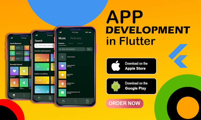 Do professional ios and android mobile app development in flutter or ...