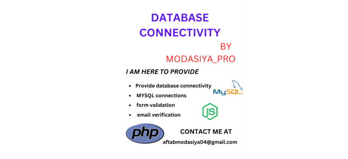 Create Php Website Do Core Php Coding Database Connectivity Mysql Php Developer By Modasiyapro